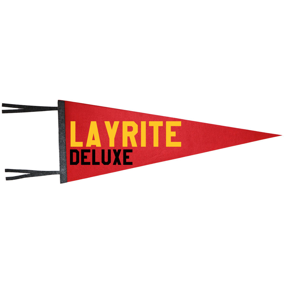 Collegiate Red Felt Pennant – Layrite